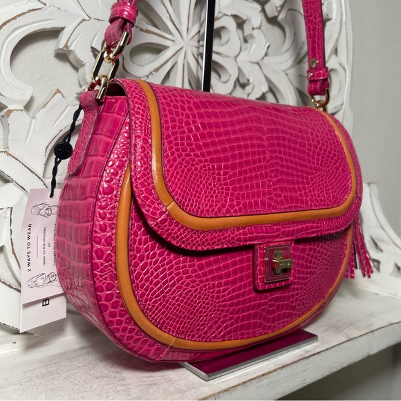 Brahmin | Bags | Brahmin Cynthia Paradise Pink Darlington Leather ...